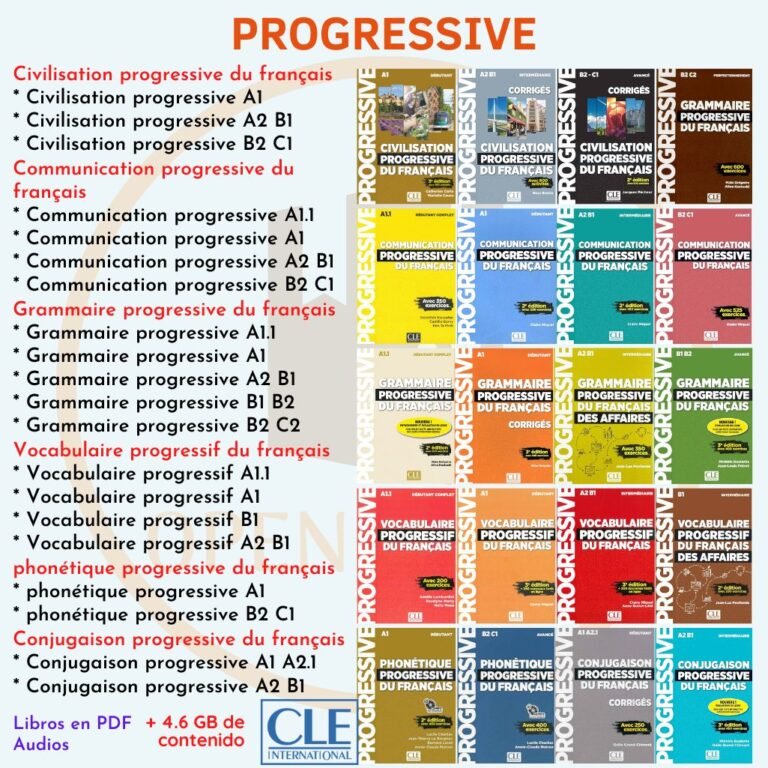 Pack PROGRESSIVE (Material digital) - OPEN BOOKS